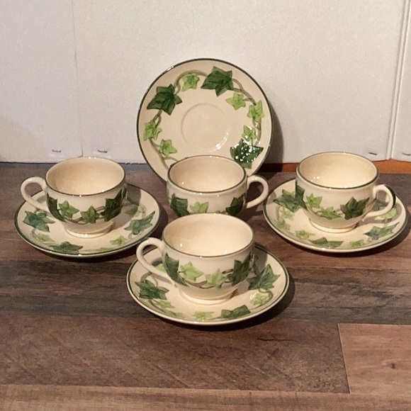 Franciscan | Dining | Franciscan Ivy Cup Saucer Set Of 4 Gladding ...